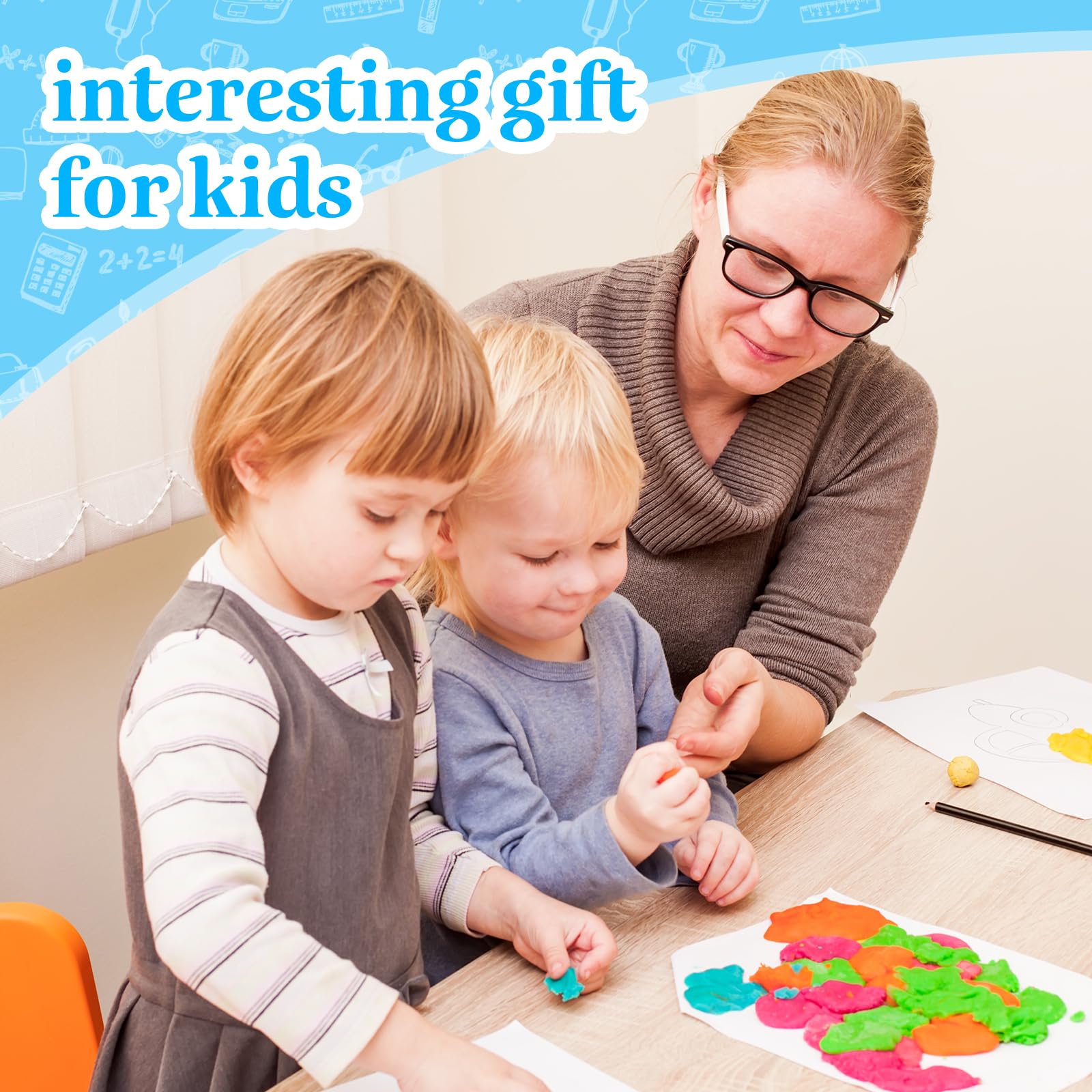 100g Foam Clay, Modeling Clay, Air Dry Ultra Light Clay, Non-Toxic, Non-Sticky, Ideal Gift for Boys and Girls