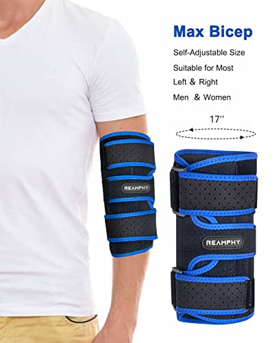 Elbow Brace, Adjustable Elbow Splint Support Immobilizer Brace Stabilizer Sleeping for Cubital Tunnel Syndrome, Comfortable for Ulnar Nerve entrapment Relief Pain and Tendinitis Arm Straightener Fit Men & Women