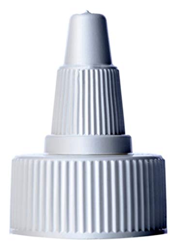Premium Essential Oil 4 Ounce Boston Round Bottles, PET Plastic Empty Fillable BPA-Free, with White Twist Caps (Pack of 12) (Clear)