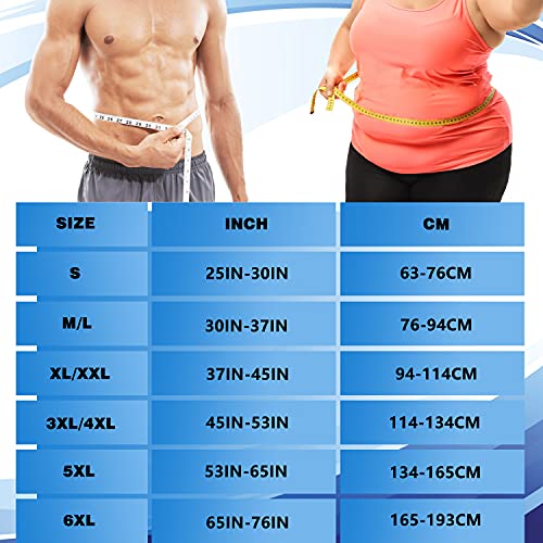Back Brace Lumbar Support Belt - Relief Back Pain, Sciatica, Herniated Disc, Scoliosis and More - Back Support to Improve Posture, Keep Back Straight for Men and Women (Black, 6XL/(65''-76''))