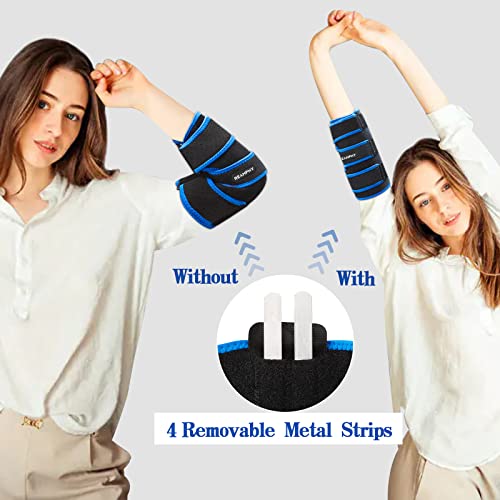 Elbow Brace, Adjustable Elbow Splint Support Immobilizer Brace Stabilizer Sleeping for Cubital Tunnel Syndrome, Comfortable for Ulnar Nerve entrapment Relief Pain and Tendinitis Arm Straightener Fit Men & Women