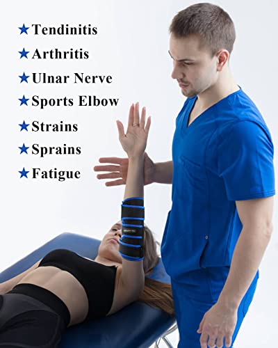 Elbow Brace, Adjustable Elbow Splint Support Immobilizer Brace Stabilizer Sleeping for Cubital Tunnel Syndrome, Comfortable for Ulnar Nerve entrapment Relief Pain and Tendinitis Arm Straightener Fit Men & Women