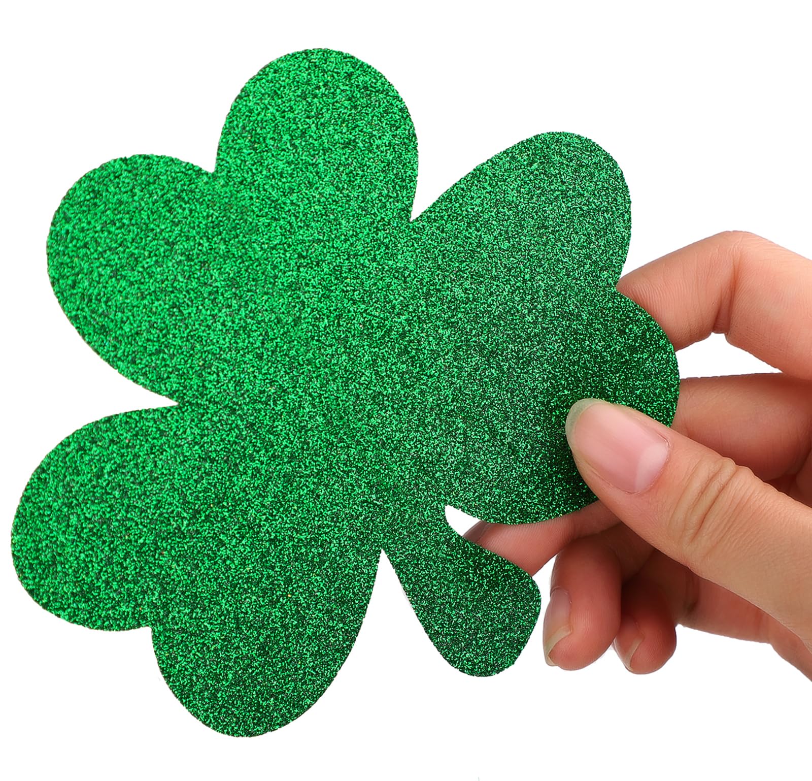 jollylife 12PCS St. Patrick’s Day Shamrock Decorations - Lucky Irish Party Hanging Ornaments Garland Cutouts