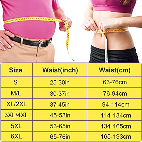 Back Brace Lumbar Back Support Belt for Lower Back Pain Relief - Waist Trainer Belt for Men and Women - Lower Back Brace for Sciatica, Herniated Disc, Plus Size Lumbar Support Belt,Black,5XL(55-65Inch)