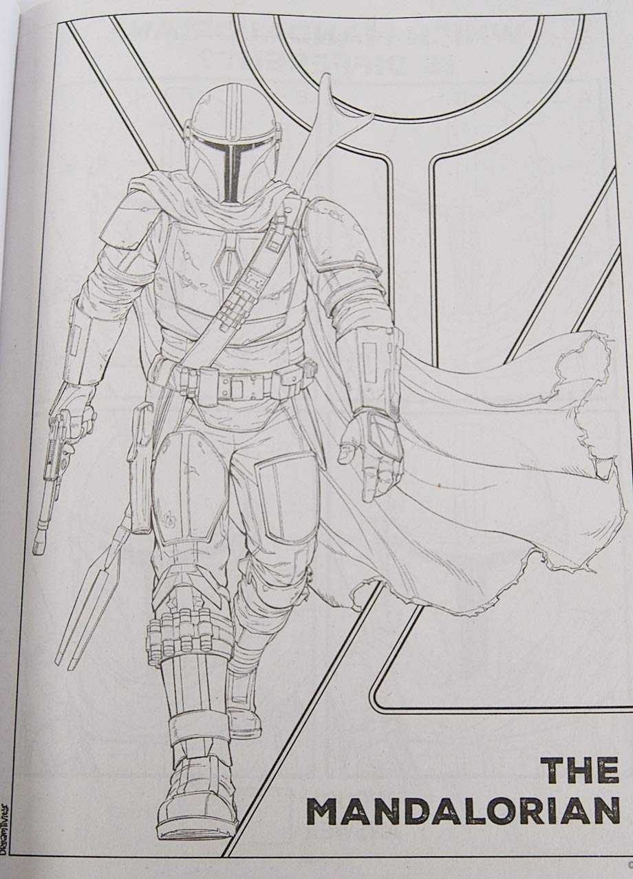 The Mandalorian ''Little Bounty'' Baby Yoda Colortivity Coloring and Activity Book - 64 Pages