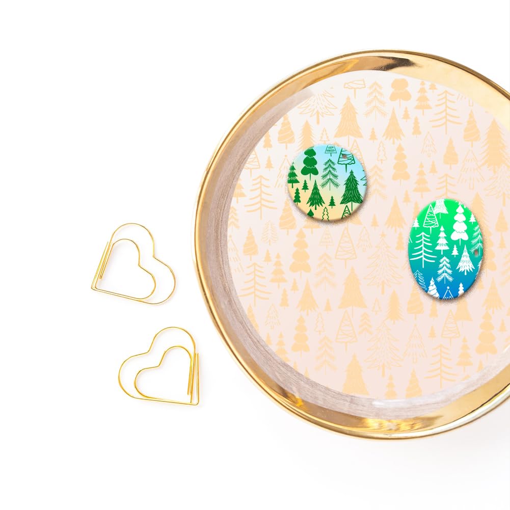 OLYCRAFT 4x5 Inch Christmas Tree Clay Stencils Christmas Theme Silk Screen for Polymer Clay Pines Pattern Silk Screen Stencils Mesh Transfer Stencils for Polymer Clay Jewelry Making