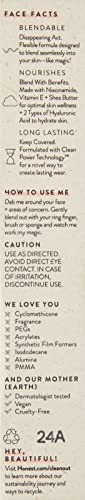 Honest Beauty Fresh Flex Concealer with Niacinamide + Vitamin E + Hyaluronic Acid | Vegan + Cruelty free | Ivory, 0.17 fl oz