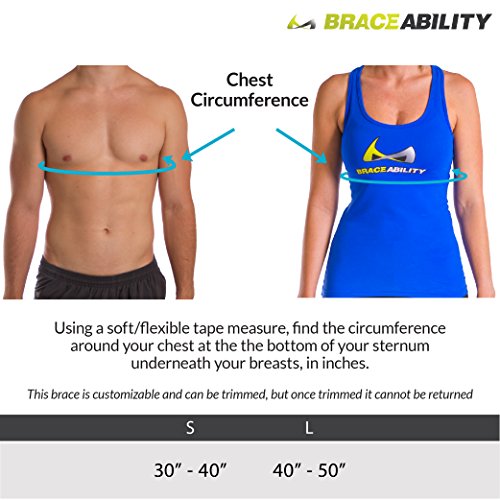 BraceAbility Posture Corrector Brace | Upper Back Straightener to Fix Hunched, Rounded or Stooped Shoulders, Forward Head and Neck Posture Improvement at Home or Work (Small)