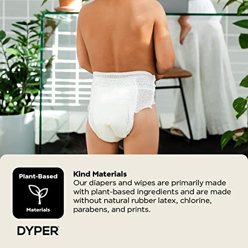 DYPER Viscose from Bamboo Toddler Potty Training Pants Girls & Boys Size 4T-5T, Honest Ingredients, Day & Overnight, Made with Plant-Based* Materials, Hypoallergenic for Sensitive Skin, Unscented
