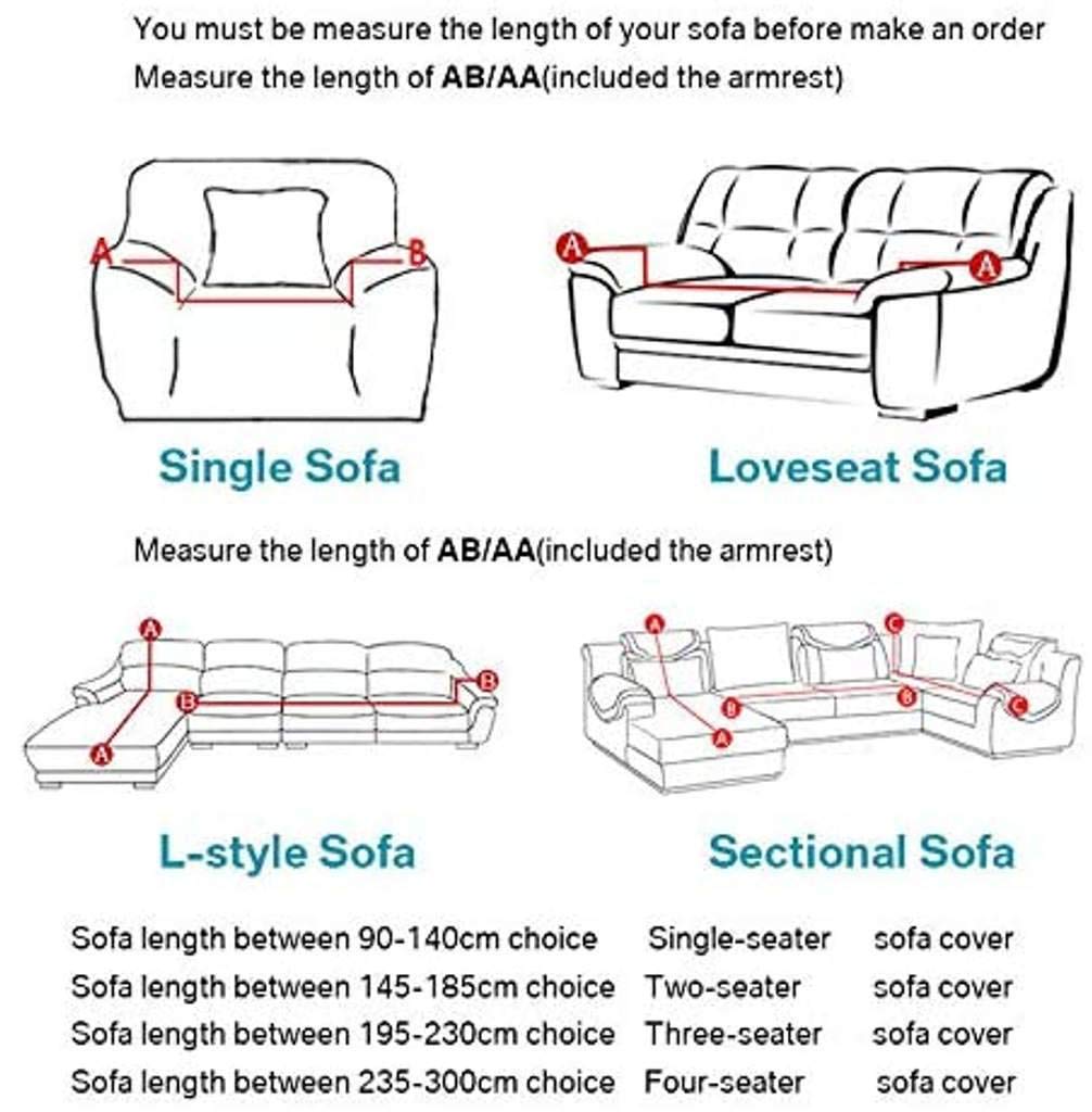 IMYOGI High Stretch Sofa Covers Sofa Slipcover, Stretch Velvet Couch Covers for Sofa Covers for Living Room for Dogs, Sofa Slipcover,Couch Slipcover-4 Seater+4 Seater-Blue