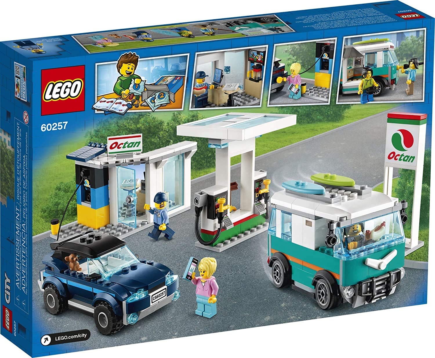 LEGO City Service Station 60257 Pretend Play Toy, Building Sets for Kids, New 2020 (354 Pieces)