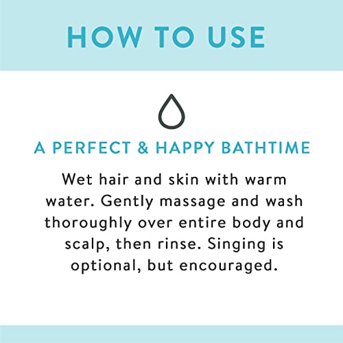 The Honest Company 2-in-1 Cleansing Shampoo + Body Wash | Gentle for Baby | Naturally Derived, Tear-free, Hypoallergenic | Citrus Vanilla Refresh, 10 fl oz