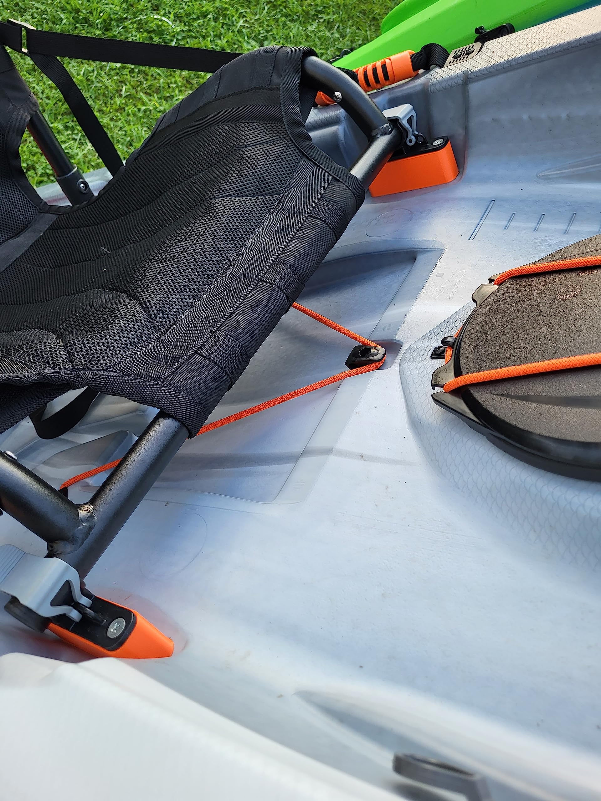 Zephyr's Market Kayak Seat Risers Compatible with Lifetime Tamarack Pro, Kenai Pro, and Teton Angler Kayaks (Black)