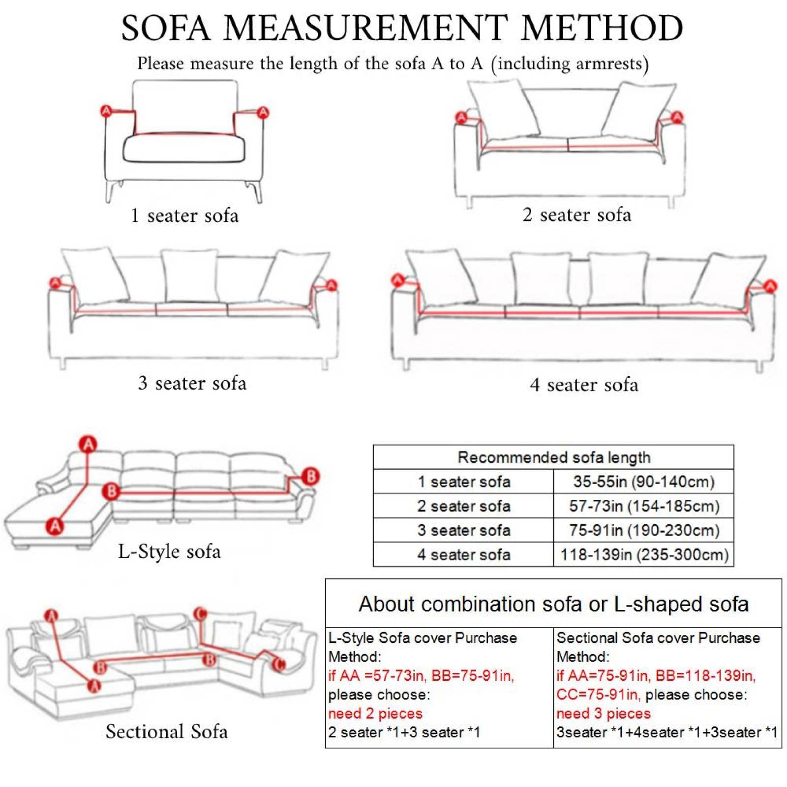 Sea Island Stretch Sofa Slipcovers, Blue Sea 3D Printed Covers Sofa 1 2 3 4 Seater, Sofa Furniture Protector Cover with 2 Free 45 * 45Cm Sofa Pillow Covers