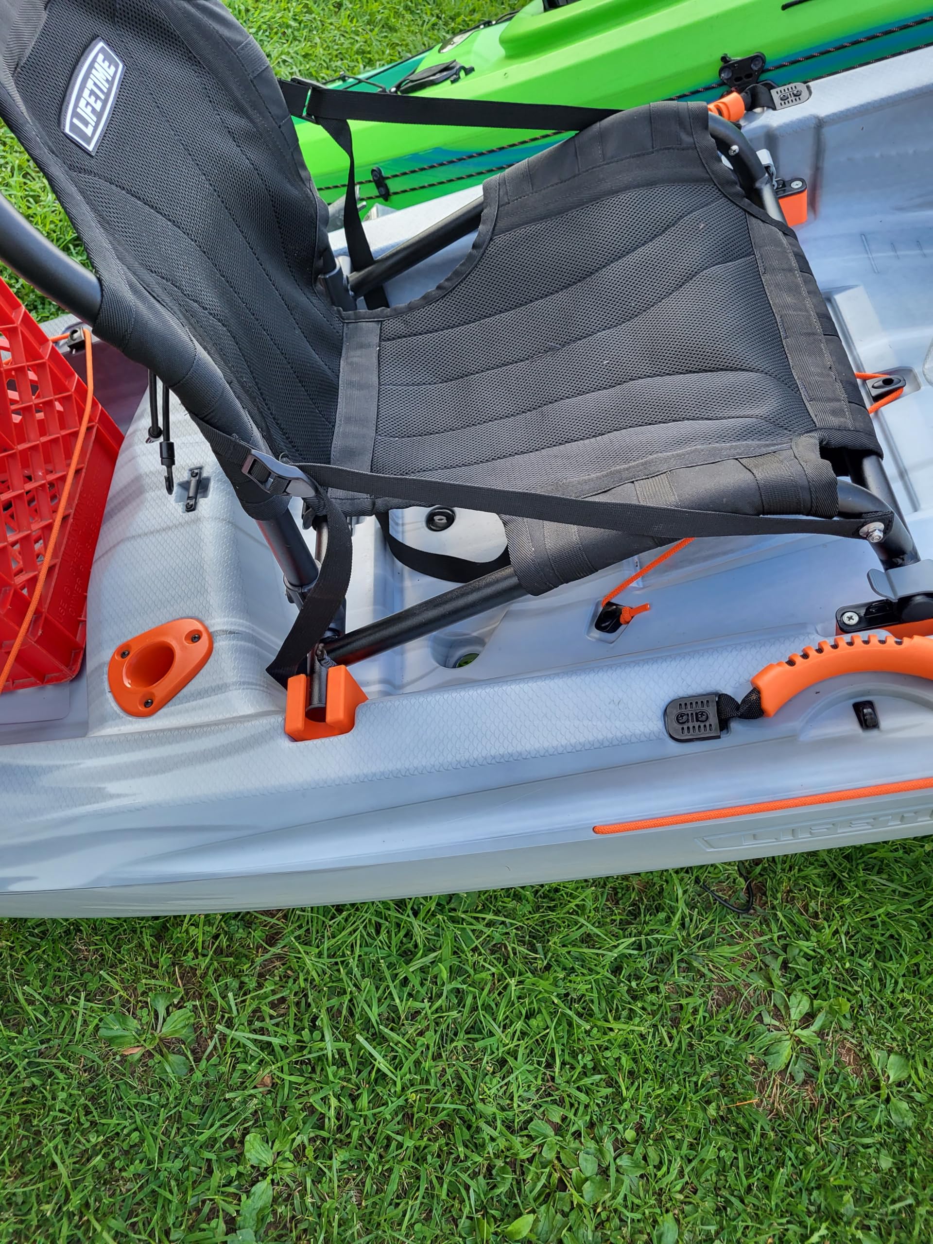 Zephyr's Market Kayak Seat Risers Compatible with Lifetime Tamarack Pro, Kenai Pro, and Teton Angler Kayaks (Black)