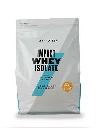Myprotein Impact Whey Isolate Protein Powder (Caramel, 5.5 Pound (Pack of 1))