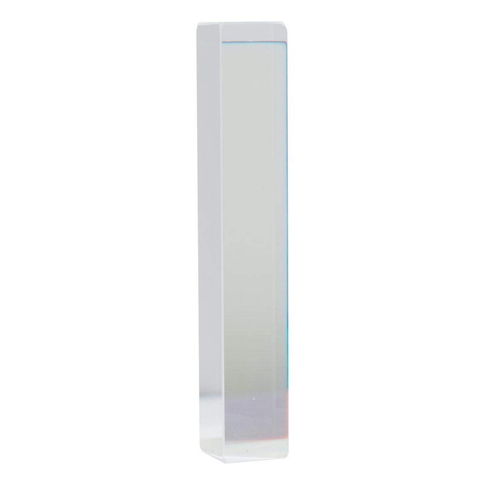Optical Glass Prism, K9 Optical Glass Triangle Prism Right Angle Prism for Physics Teaching Tools(15x15x87mm)