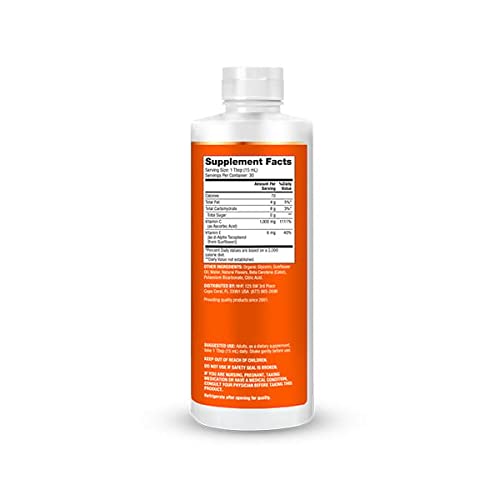 Dr. Mercola Liposomal Vitamin C, 1,000 mg per Serving, Liquid Dietary Supplement, 15.2 Fl. Oz (450 mL), Citrus Vanilla Natural Flavor, Non GMO, Gluten Free, Soy Free