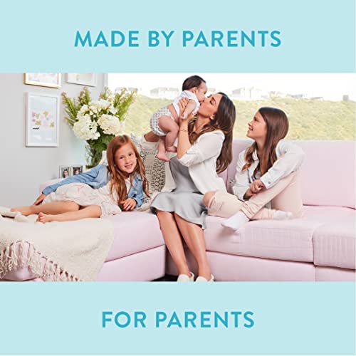 The Honest Company Clean Conscious Diapers | Plant-Based, Sustainable | Above It All + Pandas | Club Box, Size Newborn, 76 Count