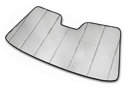 AutoTech Park Foldable Sunshade Compatible with 2017-2023 Chrysler Pacifica Mini Van, Custom-fit Windshield Sun Shade