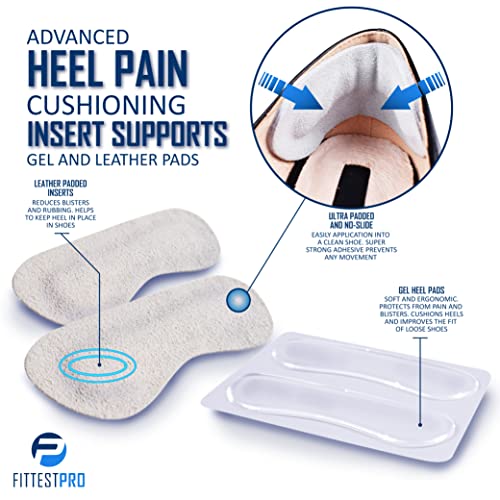 Plantar Fasciitis Foot Pain Relief 14-Piece Kit – Premium Planter Fasciitis Support, Gel Heel Spur & Therapy Wraps, Compression Socks, Foot Sleeves, Arch Supports, Heel Cushion Inserts & Heel Grips