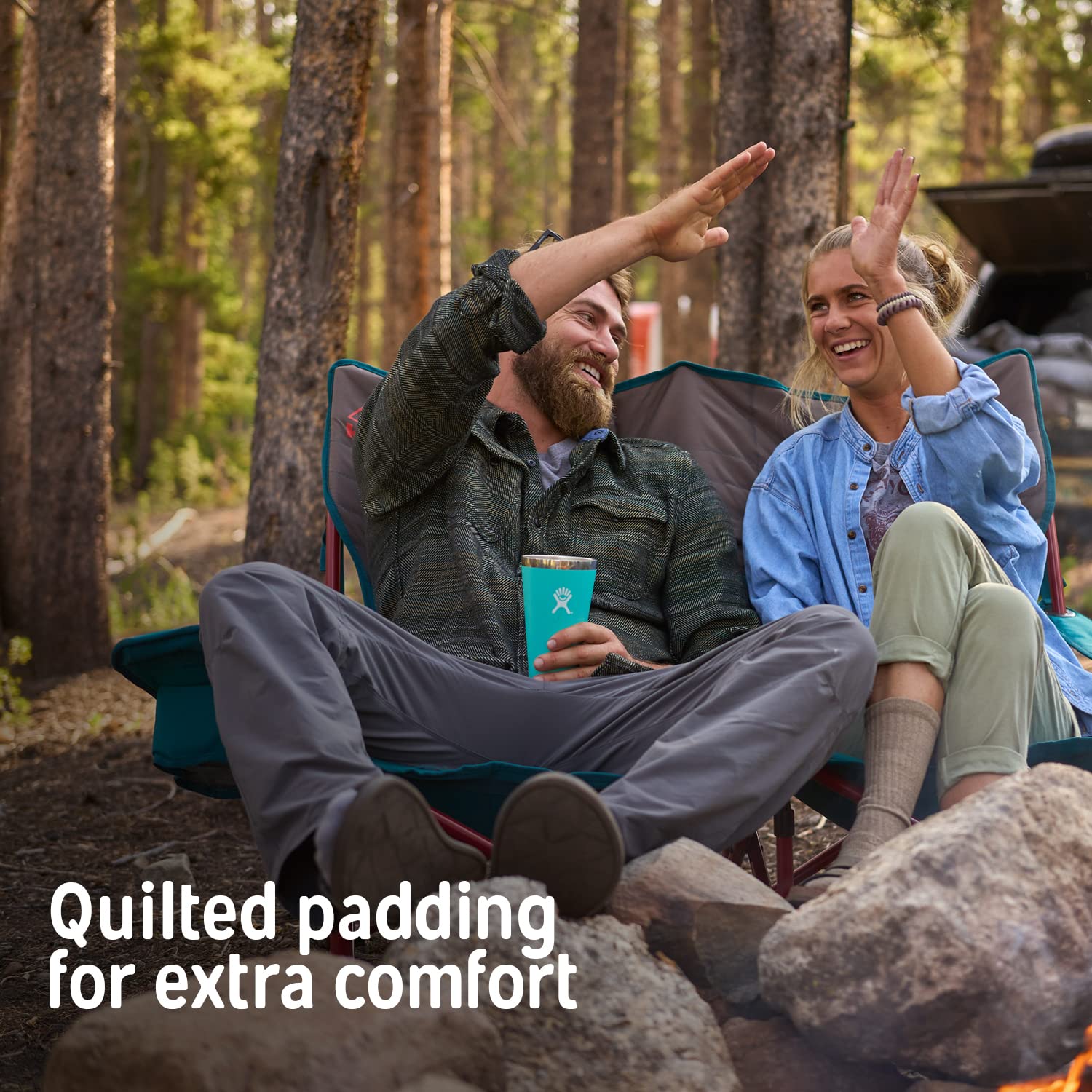 Kelty Low Loveseat, Canyon Brown/Beluga For Camping