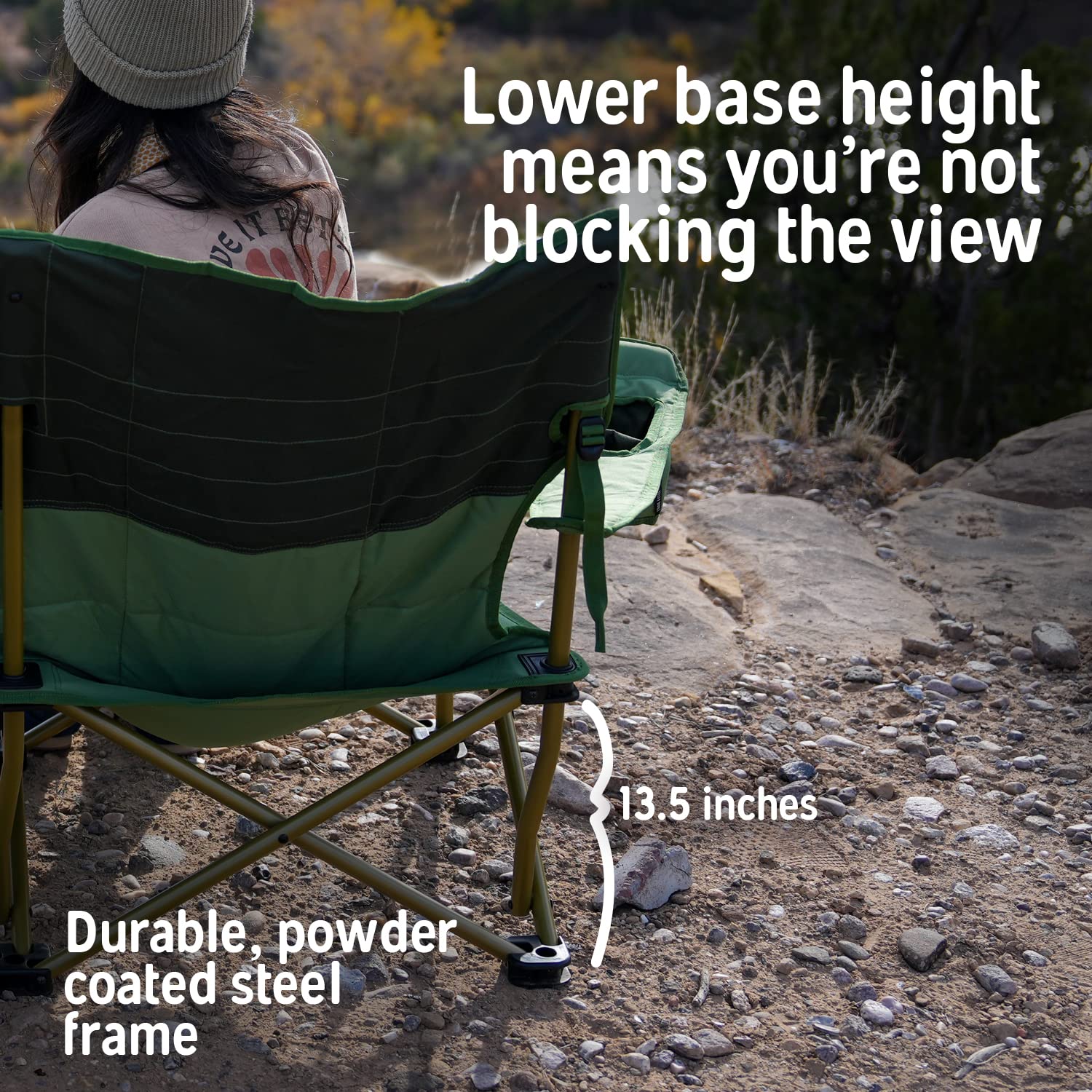 Kelty Low Loveseat, Canyon Brown/Beluga For Camping