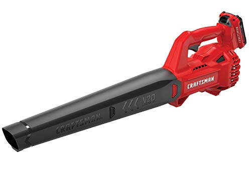 CRAFTSMAN 20V MAX Cordless Leaf Blower Kit with Battery & Charger Included (CMCBL710D1)