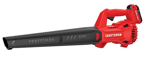 CRAFTSMAN 20V MAX Cordless Leaf Blower Kit with Battery & Charger Included (CMCBL710D1)