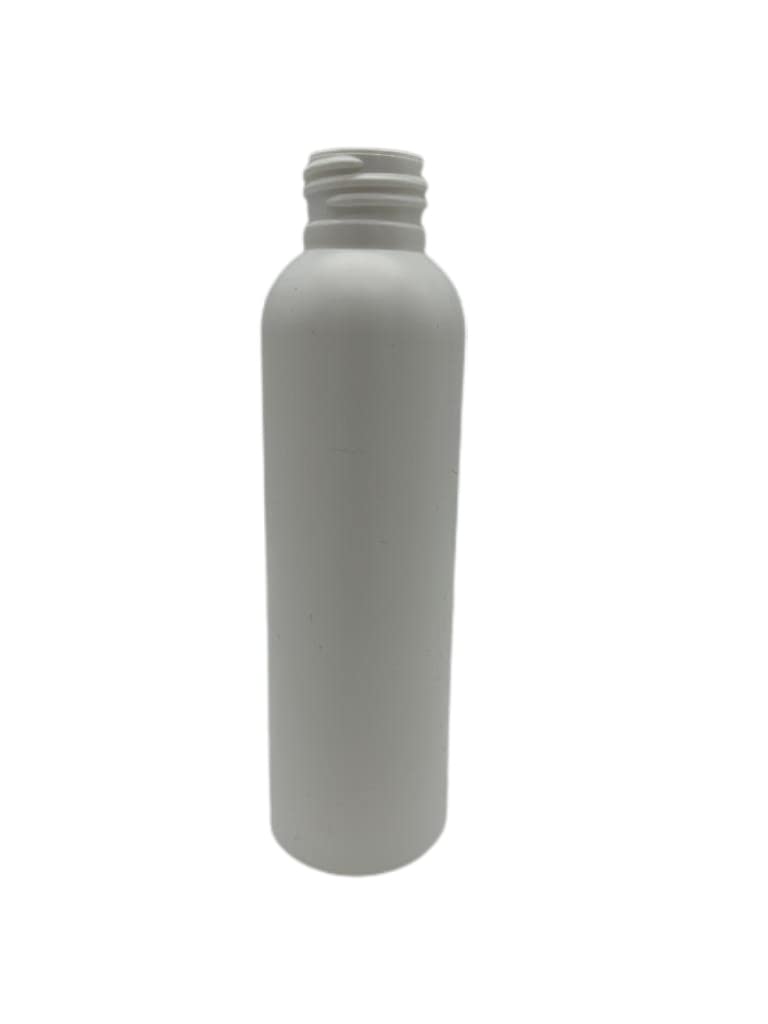 Natural Farms 4 oz White Cosmo Plastic Bottles -12 Pack Empty Bottle Refillable - BPA Free - Essential Oils - Aromatherapy | Black Flip Top Snap Cap - Made in the USA