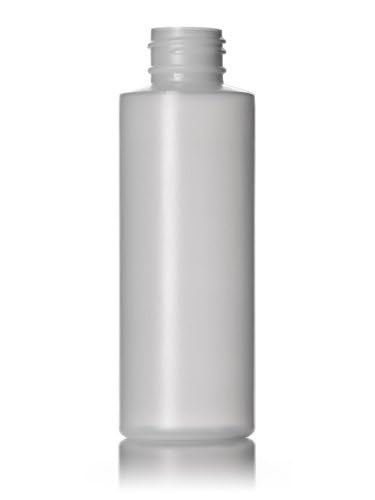 4 Ounce Natural HDPE Plastic Bottle with Flip Top Nozzle [Pack of 7]