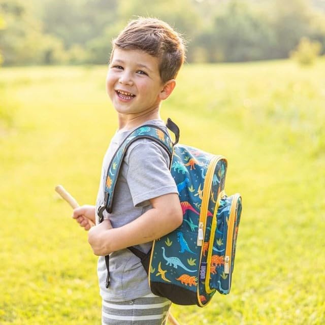 Wildkin 12-inch Kids Backpack β Padded, Adjustable, Ideal for Daycare & Travel - Jurassic Dinosaurs