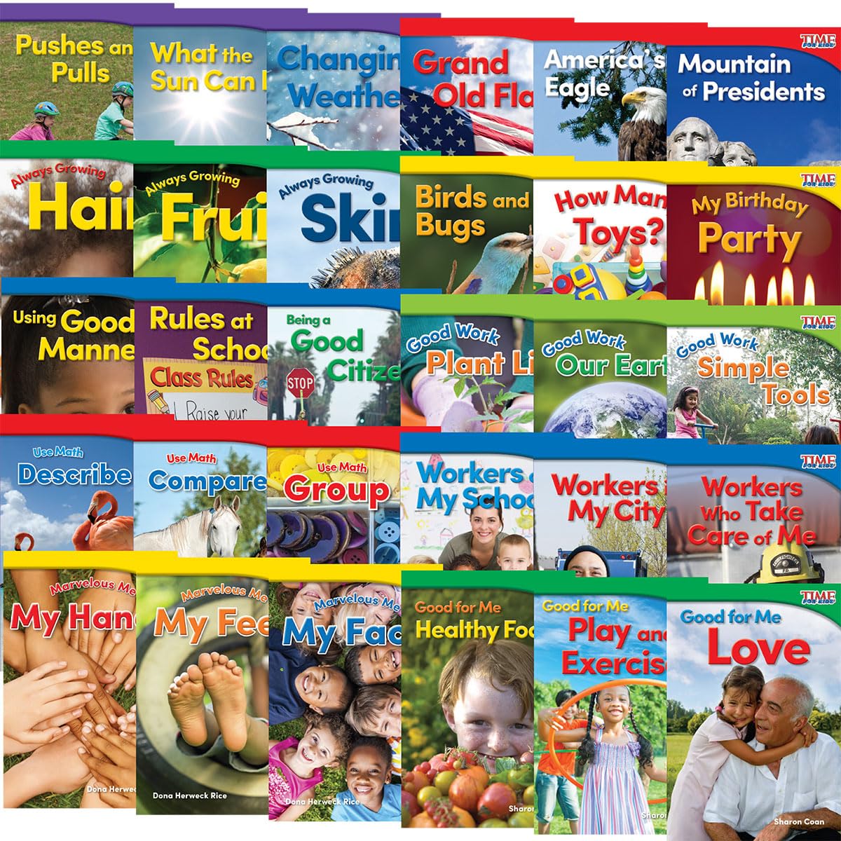 Teacher Created Materials - TIME For Kids Informational Text Collection - 30 Book Set - Grade K