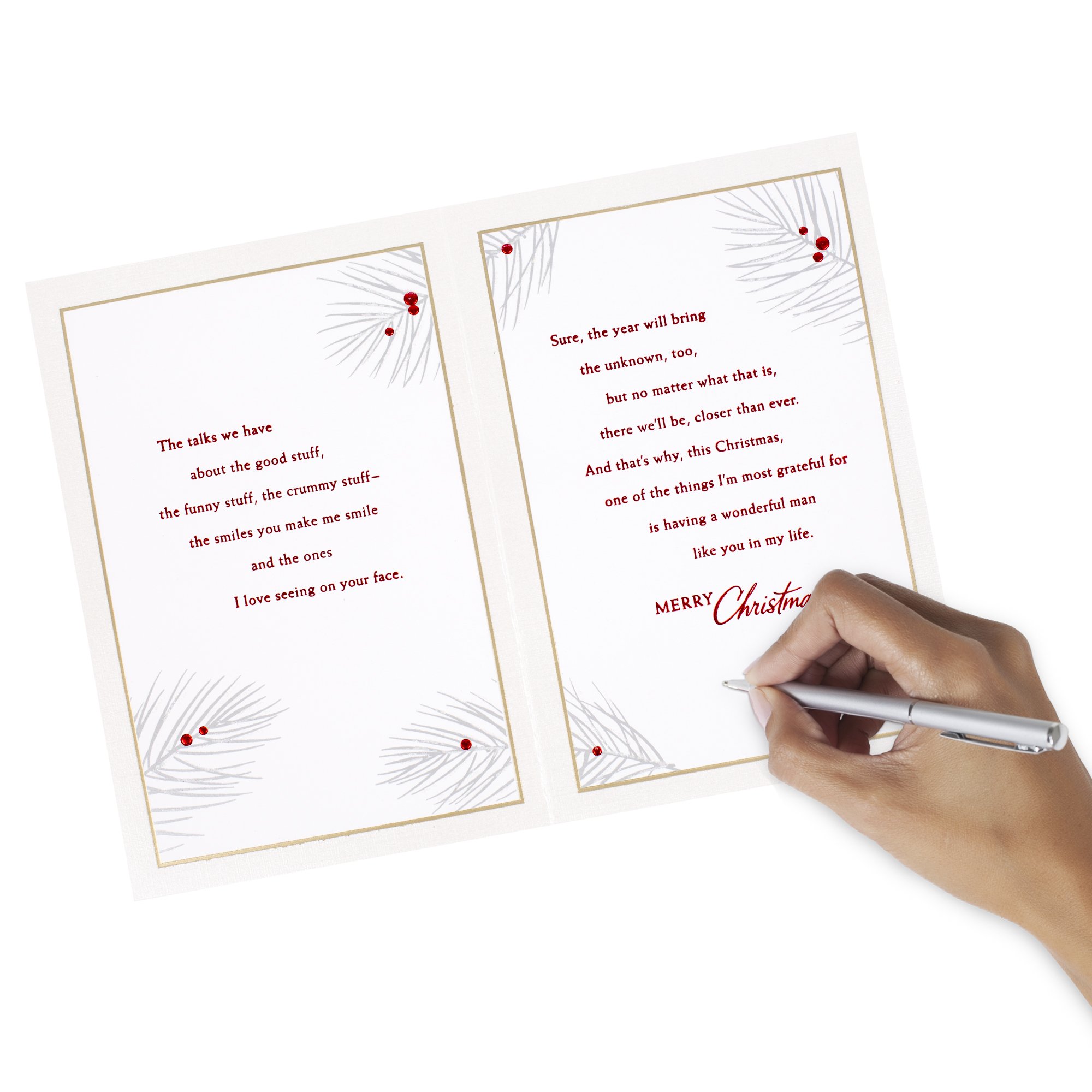Hallmark Christmas Romantic Card for Husband or Boyfriend (Love of My Life Forever) (0599XXH2085)