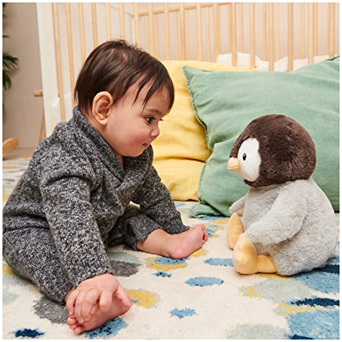 GUND Baby Animated Kissy The Penguin Plush, Singing Stuffed Animal Baby Toy for Ages 0 and Up, Black/White/Grey, 12"