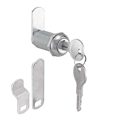 Prime-Line MP4543S Mailbox Lock, 1-3/8 in, Diecast Construction, Nickel Plated Finish, Keyed Alike, (single pack)