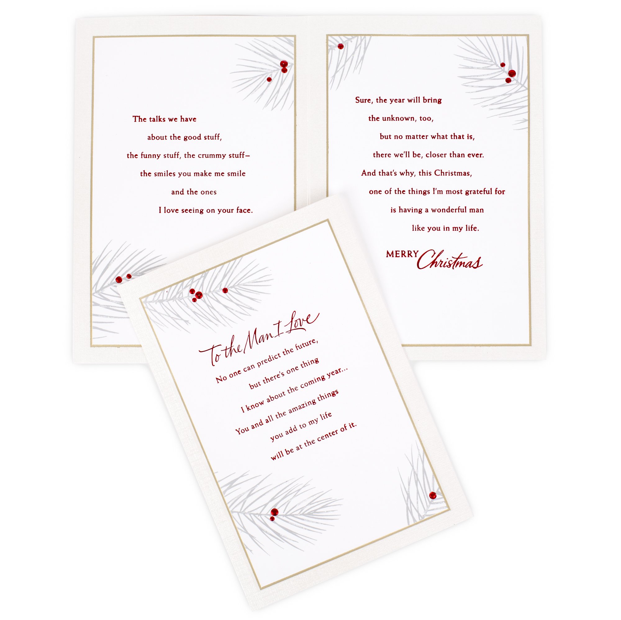 Hallmark Christmas Romantic Card for Husband or Boyfriend (Love of My Life Forever) (0599XXH2085)