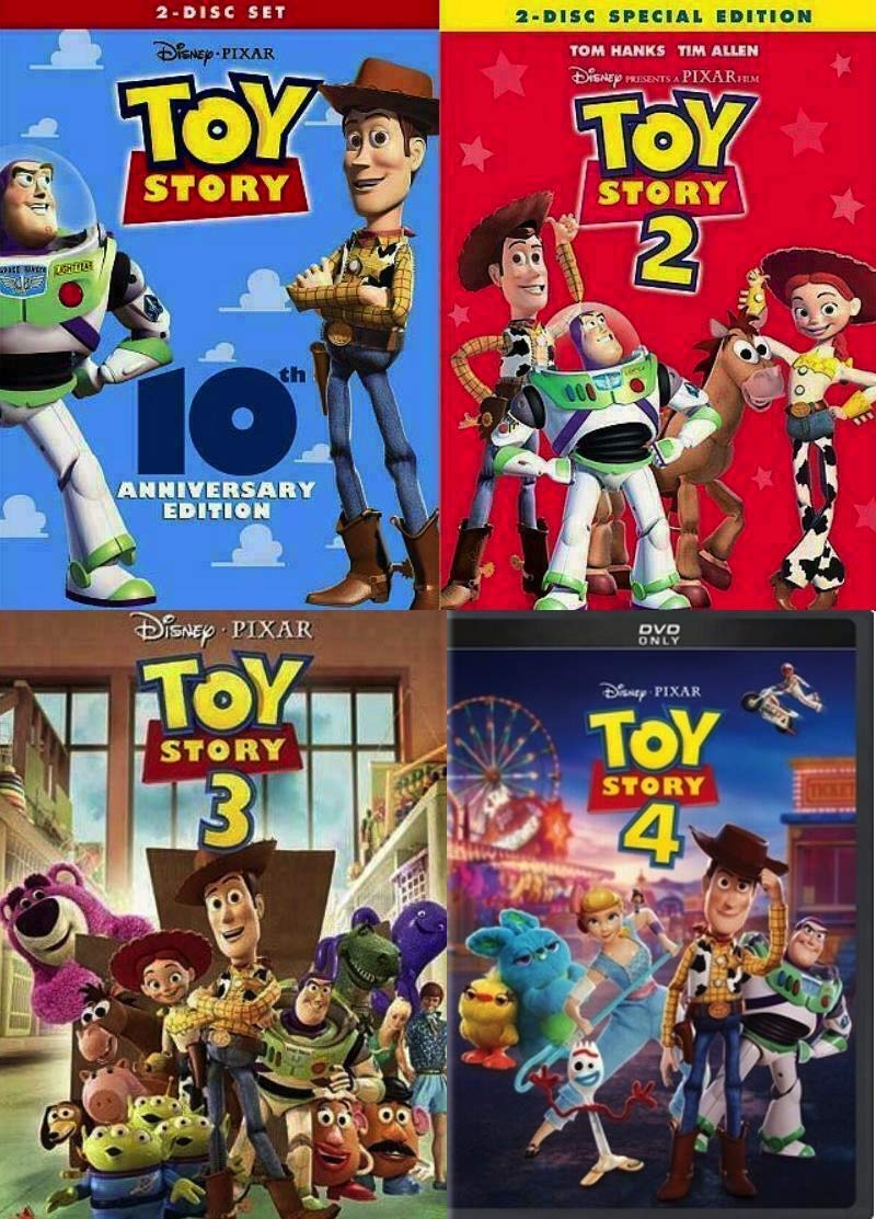 Toy Story 1-4 Complete Collection DVD