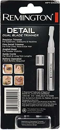 Remington MPT-3400 Dual Blade Stainless Steel Detail Trimmer