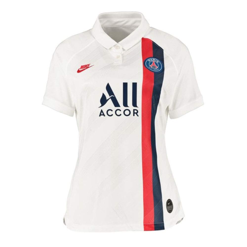 Nike 2019-20 PSG Womens Third Jersey - White-Red-Navy L