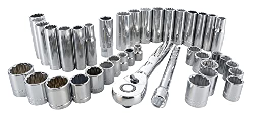 CRAFTSMAN Mechanics Tool Set, SAE / Metric, 3/8-Inch Drive, 40-Piece (CMMT12018)