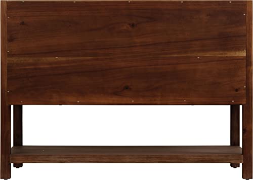 Signature Hardware 953310-48-UM-0 Morris 48" Free Standing Single Vanity Set with Wood Cabinet, Vanity Top, and Oval Undermount Sink
