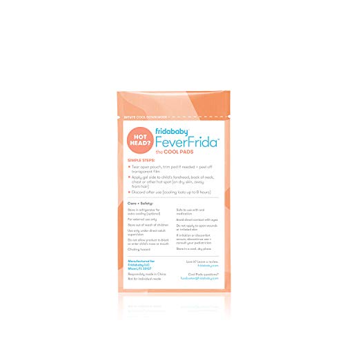 FridaBaby Cool Pads for Kids Fever discomfort by fridababy, 5 Count