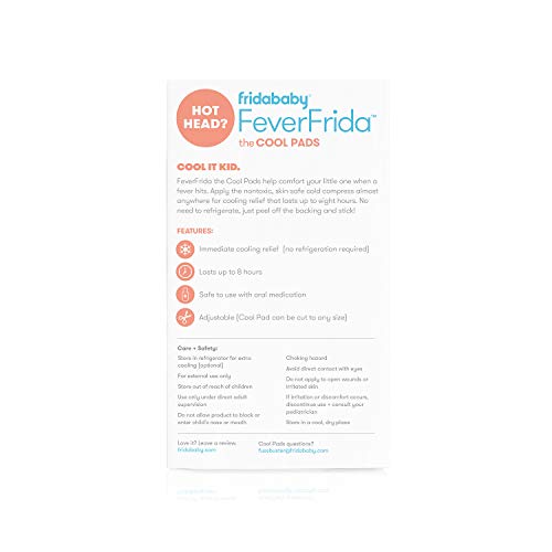 FridaBaby Cool Pads for Kids Fever discomfort by fridababy, 5 Count