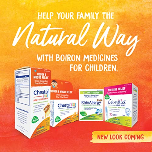 Boiron ColdCalm Kids Pellets for Relief of Common Cold Symptoms Such as Sneezing, Runny Nose, Sore Throat, and Nasal Congestion - 2 Count (160 Pellets)