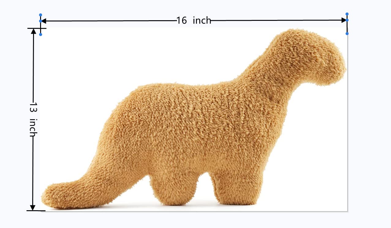 YAUYUOO Rainbow Family Plush Dino Pillow Plush Gift Ideas for Boys and Girls (Yellow)