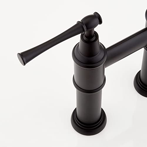 Signature Hardware 950466 Hurston 1.8 GPM Double Handle Bridge Pull-Down Kitchen Faucet