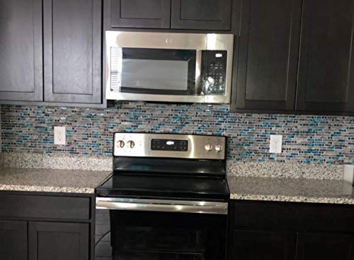 Art3d Decorative Tile for Kitchen Backsplash or Bathroom Backsplash (5 Pack)