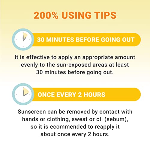 Derma B Everday Sun Block Sunscreen SPF 50+ PA++++ 6.71 Fl Oz, 200ml | Big Size SPF Moisturizer | Facial Body Sunblock | Korean Sunscreen Lotion