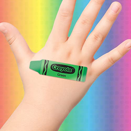 Crayola Shaped Antibacterial Kids Bandages, 100 CT | Great for Birthdays, Party Supplies, Stickers, Stocking Stuffer or White Elephant Gift | Adhesive Bandages for Minor Cuts, Scrapes, & Burns